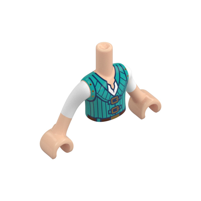 LEGO Flynn Rider with Dark Turquoise Vest and Dark Tan Legs Friends ...