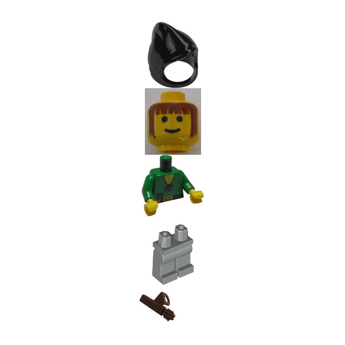 LEGO Forestman with Black Hood Minifigure | Brick Owl - LEGO Marketplace