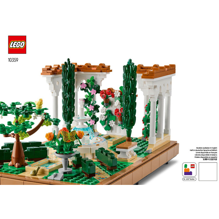 LEGO Fountain Garden Set 10359 Instructions | Brick Owl - LEGO Marketplace