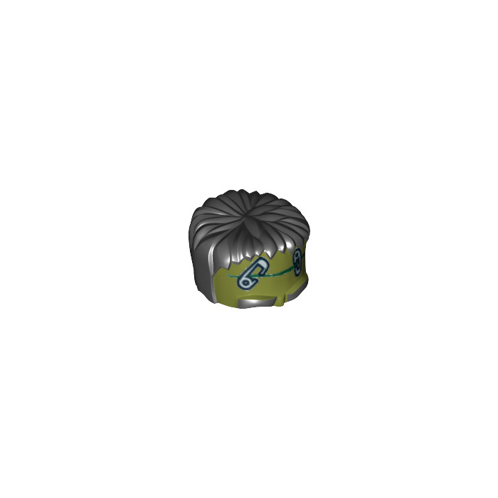 LEGO Frankenstein Monster Head Top (93556) | Brick Owl
