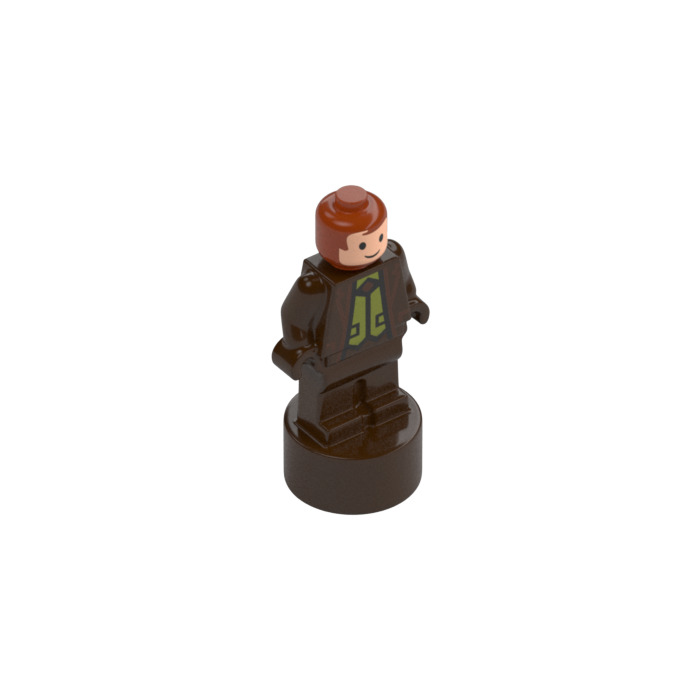 LEGO Fred / George Weasley Statuette with Olive Green Vest Minifigure ...