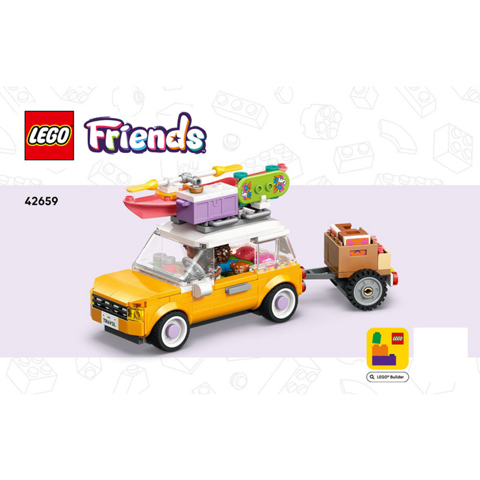 LEGO Friendship Road-Trip Travel Car Set 42659 Instructions | Brick Owl ...