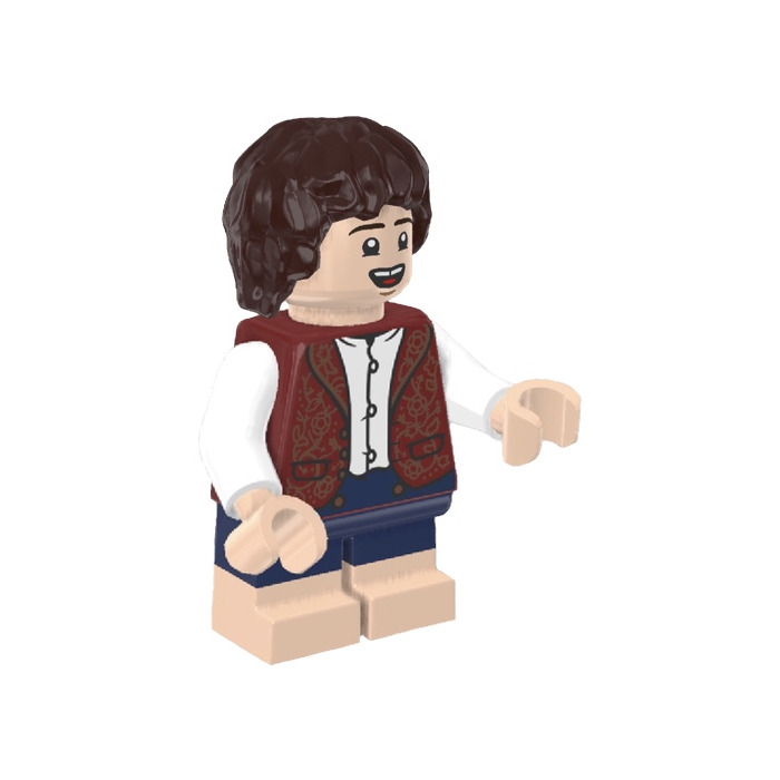 LEGO Frodo Baggins with Dark Red Vest Minifigure | Brick Owl - LEGO ...