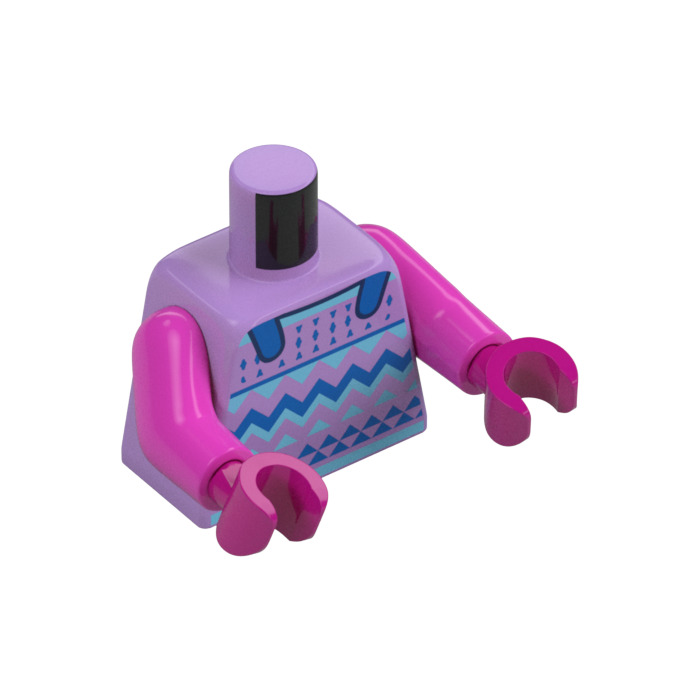 LEGO Fuchsia Minifig Torso (973) | Brick Owl - LEGO Marketplace