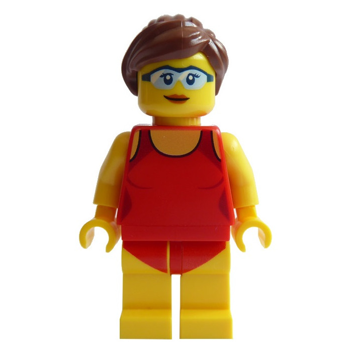 LEGO Fun at the Beach Volleyball Player Woman Minifigure | Brick Owl ...