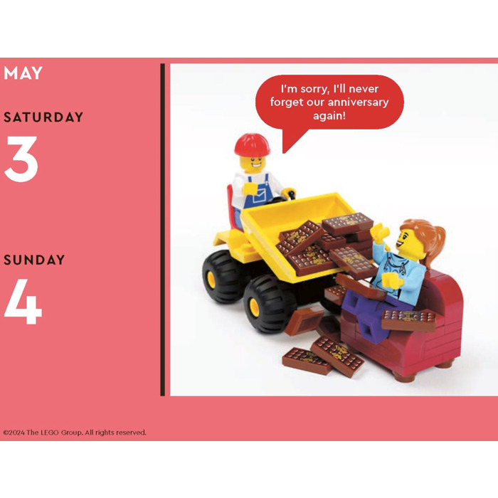 LEGO Fun Every Day 2025 Daily Calendar (5009039) | Brick Owl - LEGO ...