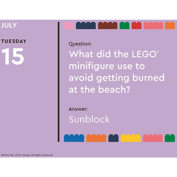LEGO Fun Every Day 2025 Daily Calendar (5009039) | Brick Owl - LEGO ...