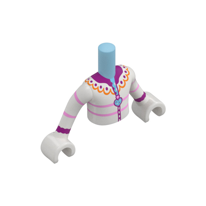 LEGO Gabby with White Outfit Friends Torso (92456) | Brick Owl - LEGO ...