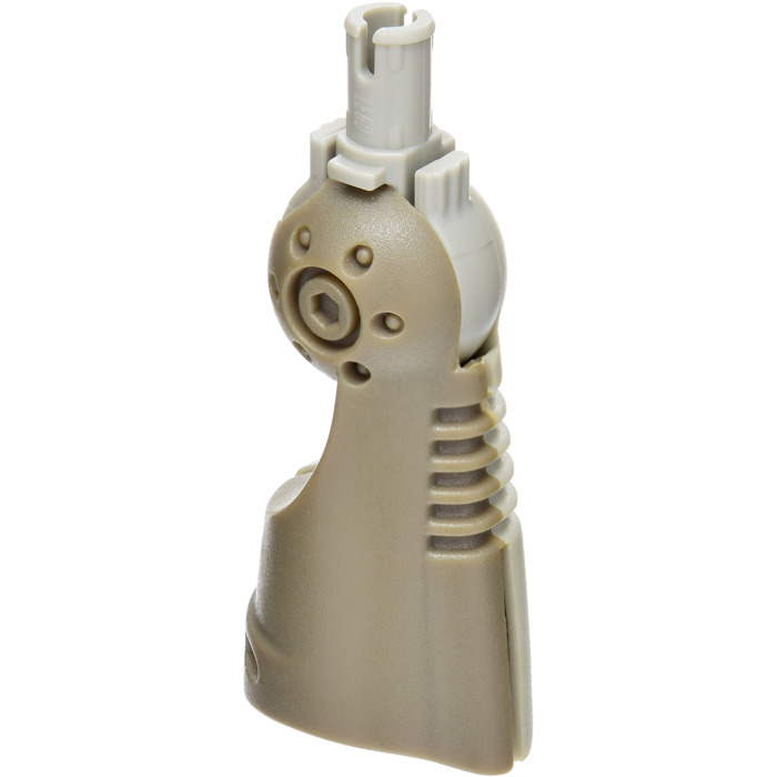 LEGO Galidor Short Limb with Ridges with Light Gray Pin with Dark Gray ...