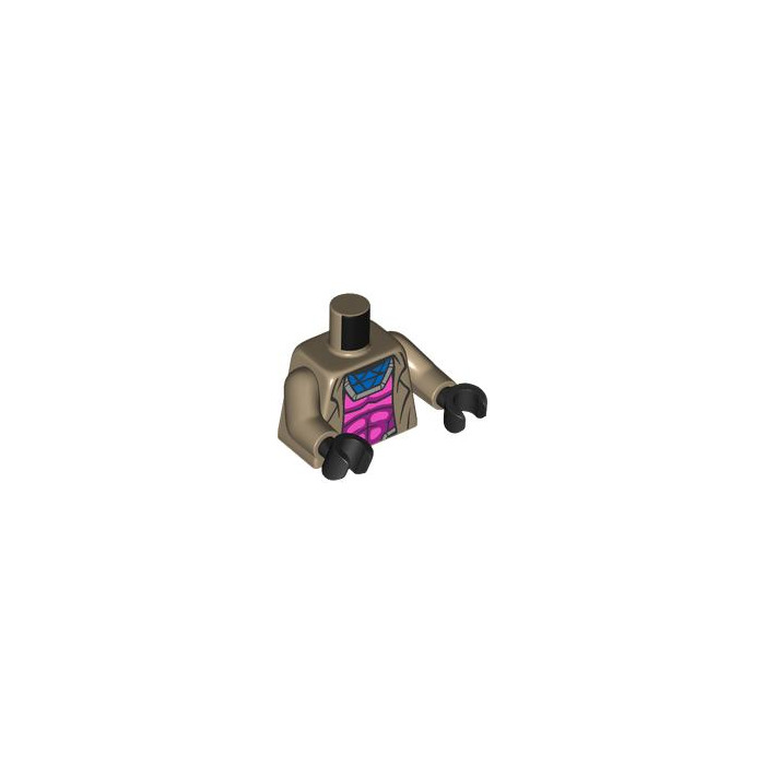 LEGO Gambit Minifig Torso (973 / 76382) | Brick Owl - LEGO Marketplace