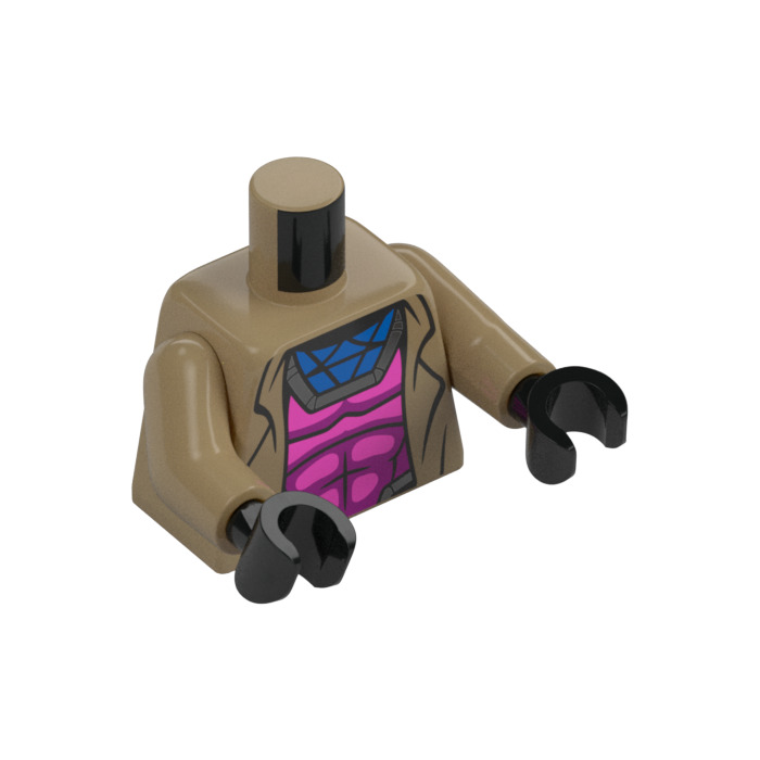 LEGO Gambit Minifig Torso (973 / 76382) | Brick Owl - LEGO Marketplace