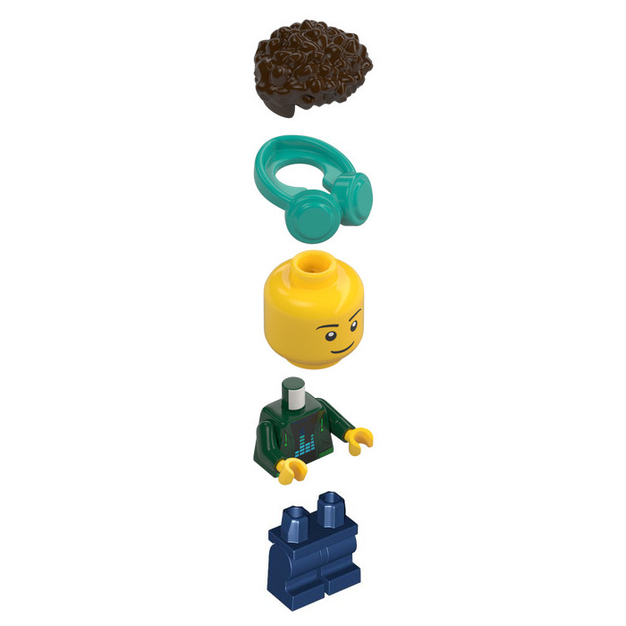 LEGO Gamer with Hoodie and Headphones (Male) Minifigure | Brick Owl