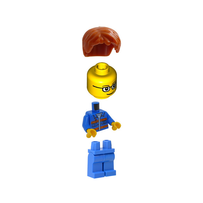 LEGO Garage Worker with Blue Jacket Minifigure | Brick Owl - LEGO ...