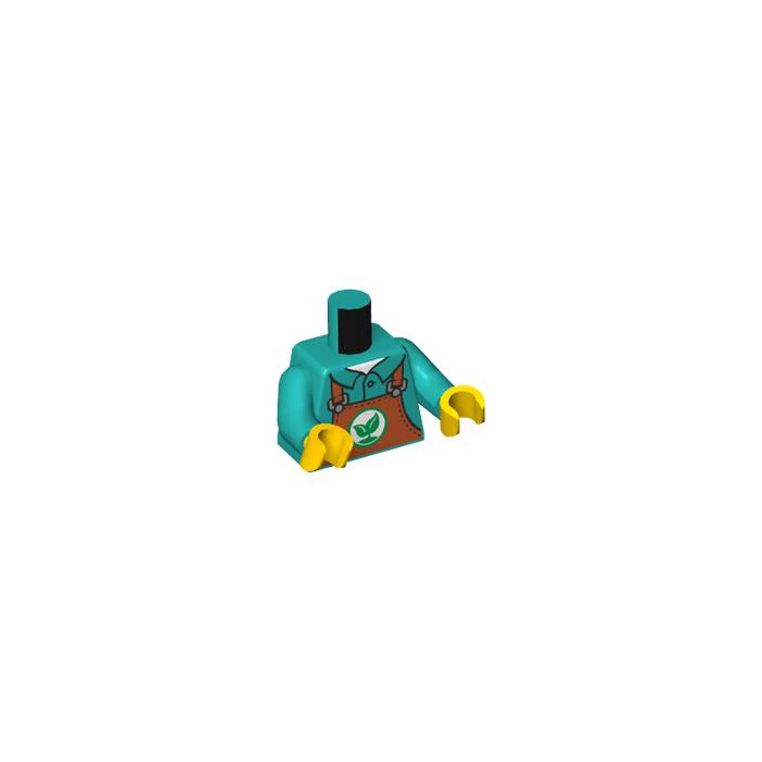 LEGO Gardener with Orange Trousers Minifig Torso (973 / 76382) | Brick ...