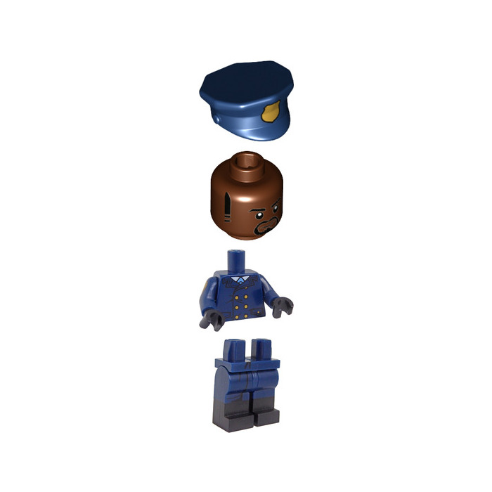 LEGO GCPD Officer with Black Boots Minifigure | Brick Owl - LEGO ...