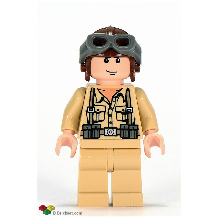 LEGO German Soldier with Brown Aviator Hat Minifigure | Brick Owl ...