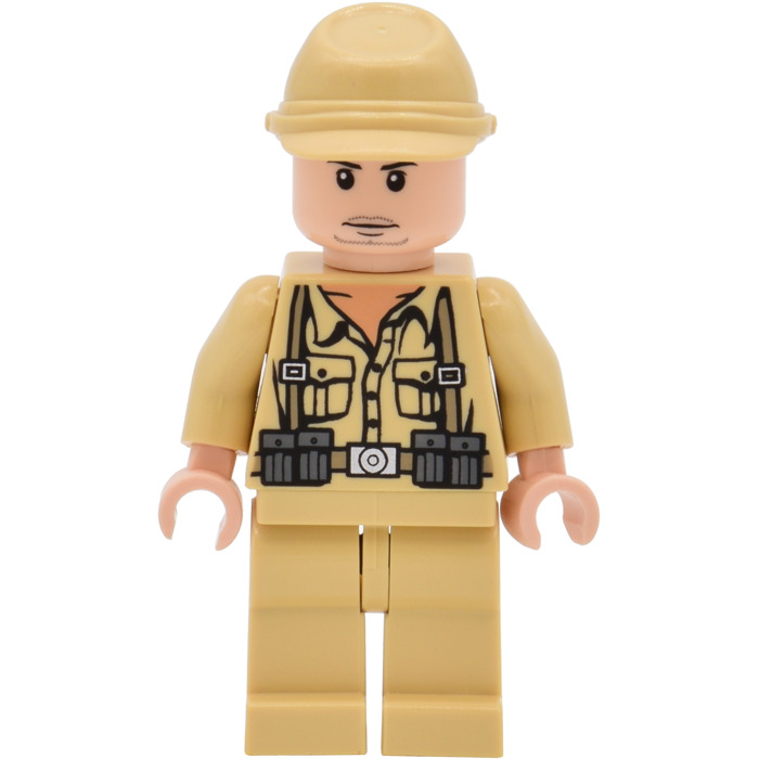 LEGO German Soldier with Cavalry Cap and Goatee Minifigure | Brick Owl ...