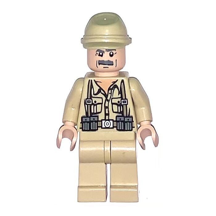 LEGO German Soldier with Cavalry Cap and Moustache Minifigure | Brick ...