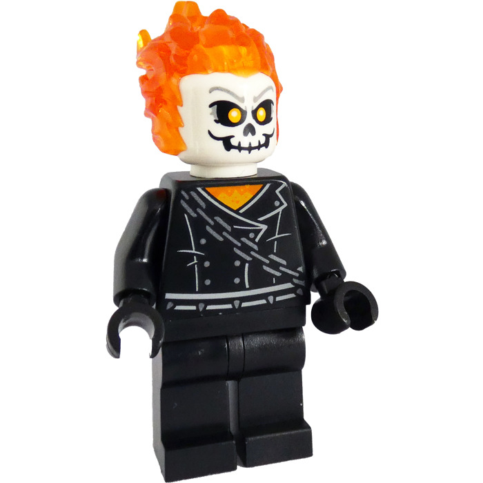 LEGO Ghost Rider (Johnny Blaze) with Spiked Belt Minifigure | Brick Owl ...