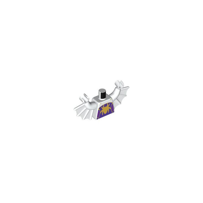 LEGO Ghost-Spider with Gold Logo and Wings Minifig Torso (973 / 10677 ...