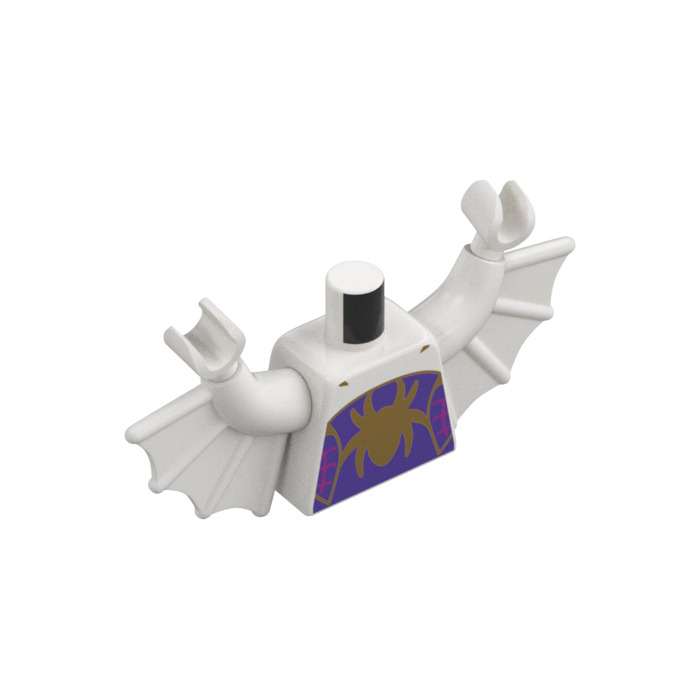 LEGO Ghost-Spider with Gold Logo and Wings Minifig Torso (973 / 10677 ...
