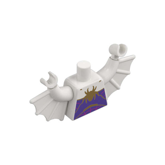 LEGO Ghost-Spider with Gold Logo and Wings Minifig Torso (973 / 10677 ...