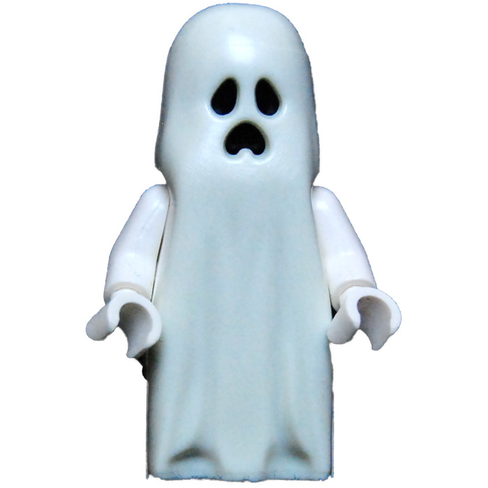 LEGO Ghost with Pointed Top with Brick and Plate Legs Minifigure ...