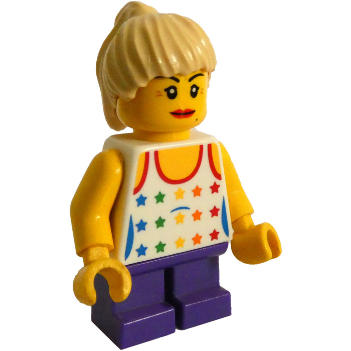 LEGO Girl, Shirt with Rainbow Stars Minifigure | Brick Owl - LEGO ...