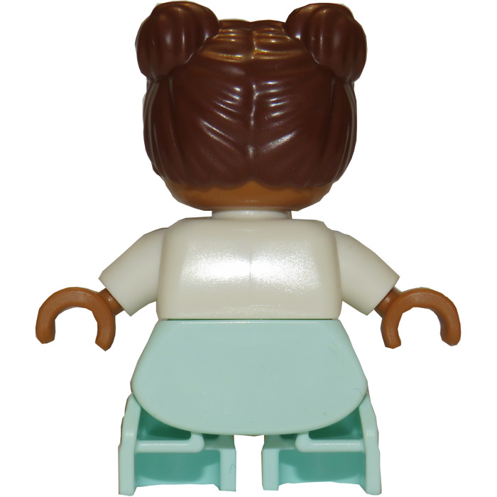 LEGO Girl with Light Aqua Overalls Duplo Figure | Brick Owl - LEGO ...