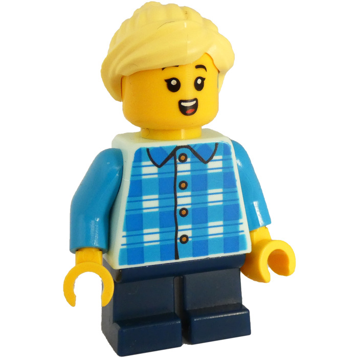 LEGO Girl with Plaid Top Minifigure | Brick Owl - LEGO Marketplace