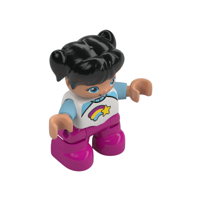 LEGO Girl with Shooting Star Top Duplo Figure | Brick Owl - LEGO ...