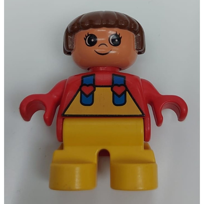 LEGO Girl with Yellow Overalls Duplo Figure | Brick Owl - LEGO Marketplace