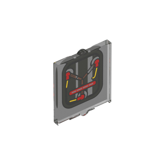 LEGO Glass for Window 1 x 2 x 2 with Flux Capacitor (7179) | Brick Owl ...