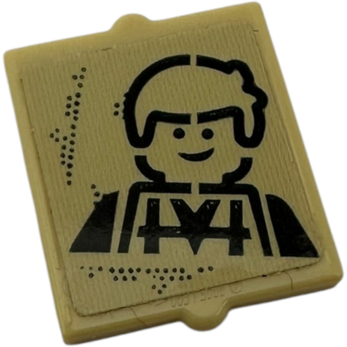 LEGO Glass for Window 1 x 2 x 2 with male minifigure with wearing ...