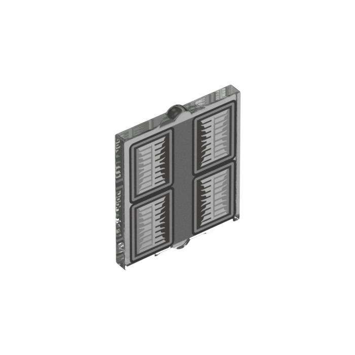 LEGO Glass for Window 1 x 2 x 2 with Silver Headlights (7179) | Brick ...