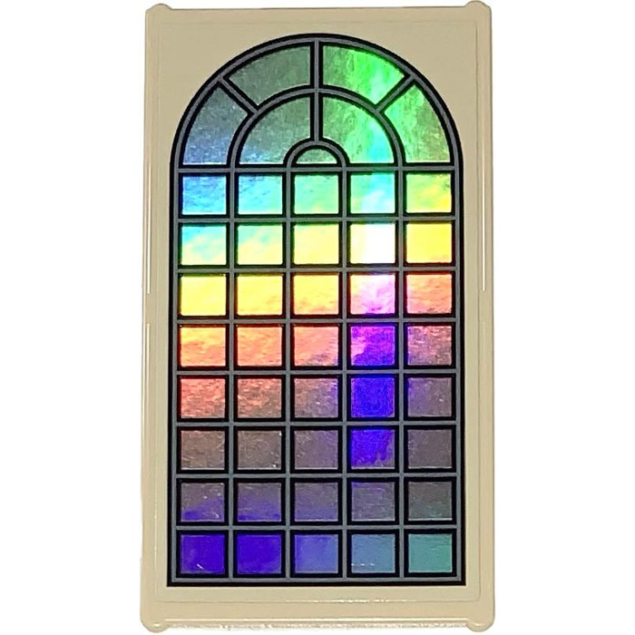 Lego Glass For Window 1 X 4 X 6 With Stained Glass Window Sticker 6202 Brick Owl Lego