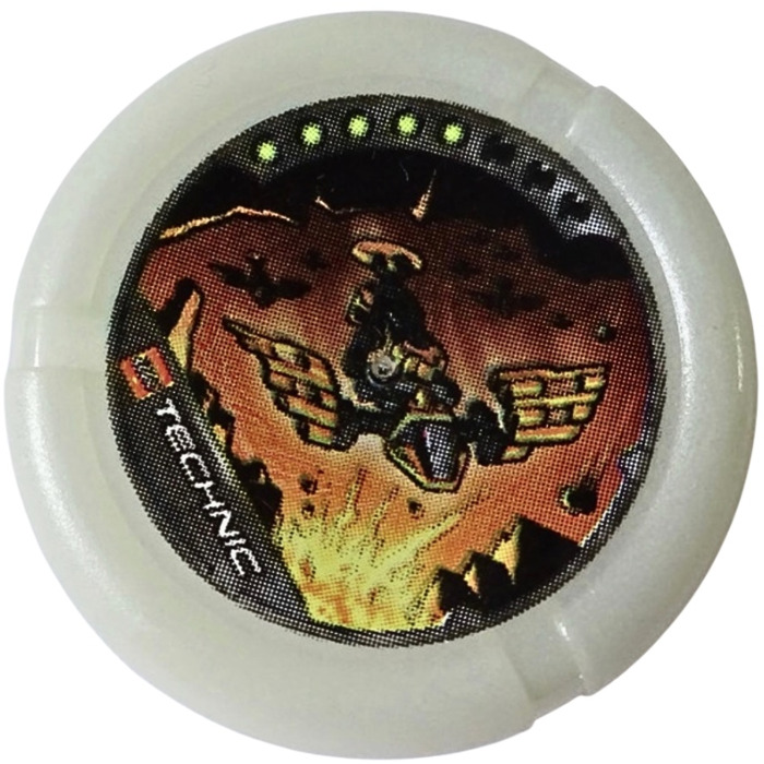 LEGO Technic Bionicle Weapon Throwing Disc with Flying Robot and 5 Pips ...
