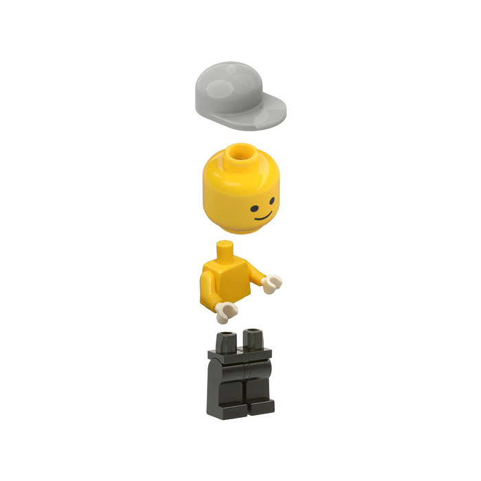 LEGO Goalkeeper with Plain Yellow Torso and White Gloves Minifigure ...