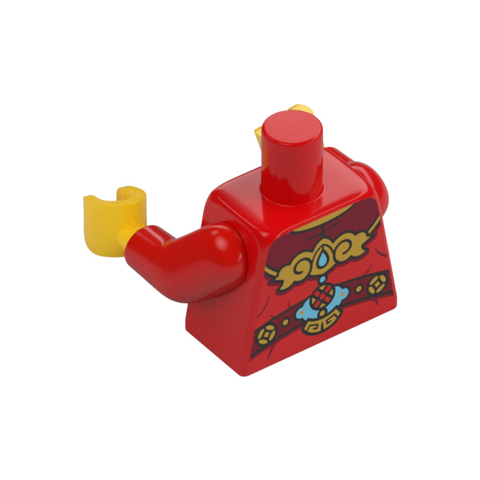LEGO God of Fortune Minifig Torso (973) | Brick Owl - LEGO Marketplace
