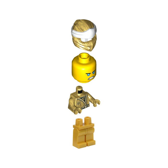LEGO Golden Zane Minifigure | Brick Owl - LEGO Marketplace