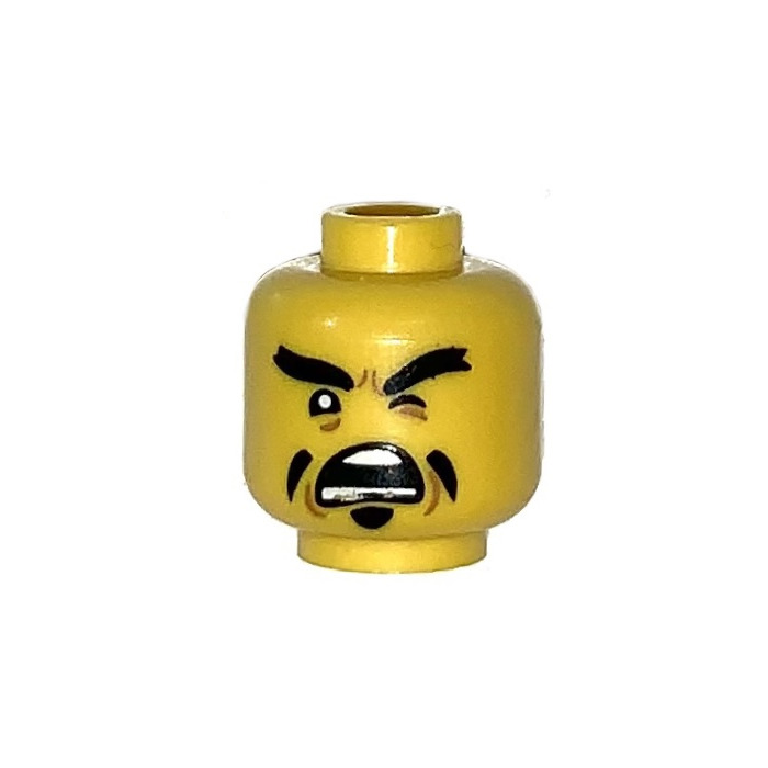 LEGO Gong and Guitar Rocker Minifigure Head (3626 / 34629) | Brick Owl