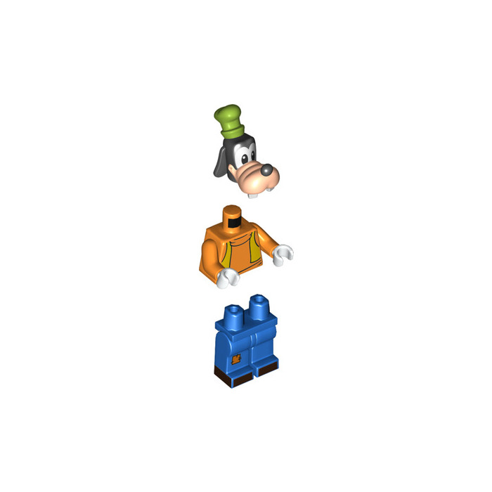 LEGO Goofy with Bright Light Orange Vest Minifigure | Brick Owl - LEGO ...