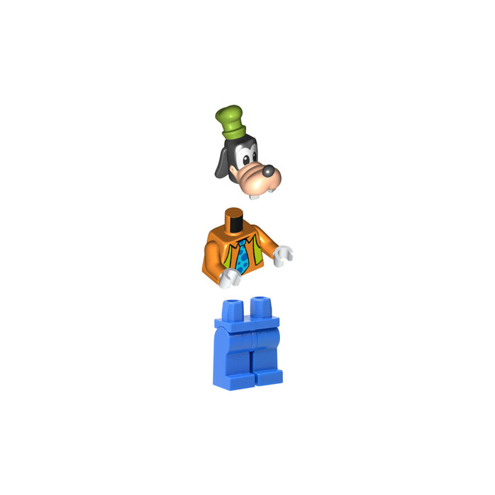 LEGO Goofy with Lime Vest and Polka Dot Tie Minifigure | Brick Owl ...