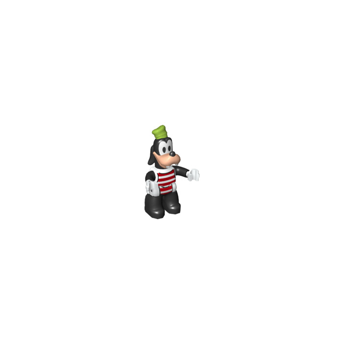 LEGO Goofy with Red and White Striped Top Duplo Figure | Brick Owl ...
