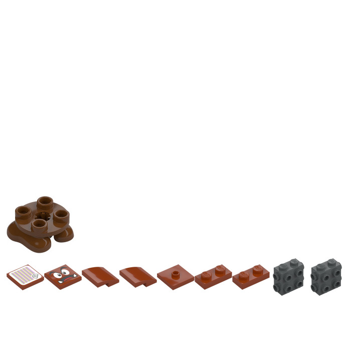 LEGO Goomba with Surprised Face and Tongue Minifigure | Brick Owl ...