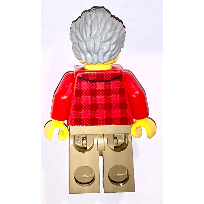 LEGO Grandfather with Red Plaid Shirt Minifigure | Brick Owl - LEGO ...