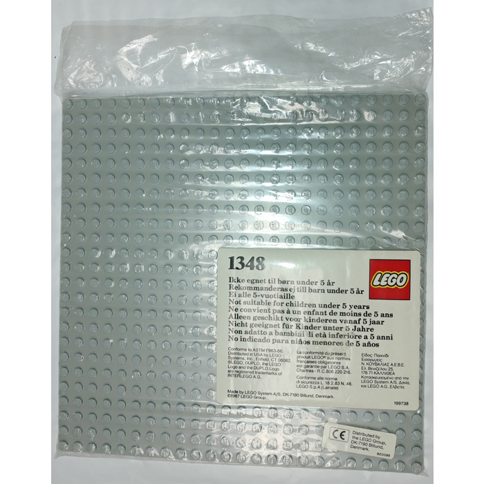 LEGO Gray baseplates Set 1348 | Brick Owl - LEGO Marketplace