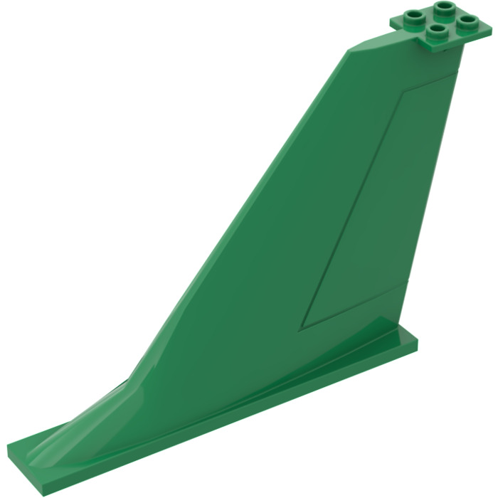 LEGO Green Airplane Tail 2 x 12 x 8 with Rudder (54094) | Brick Owl ...
