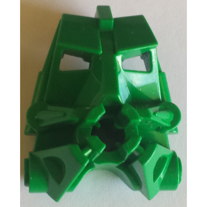 LEGO Green Bionicle Head Connector Block 3 x 4 x 1.7 (32553) | Brick ...