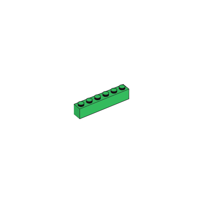 LEGO Green Brick 1 x 6 (3009 / 30611) | Brick Owl - LEGO Marketplace